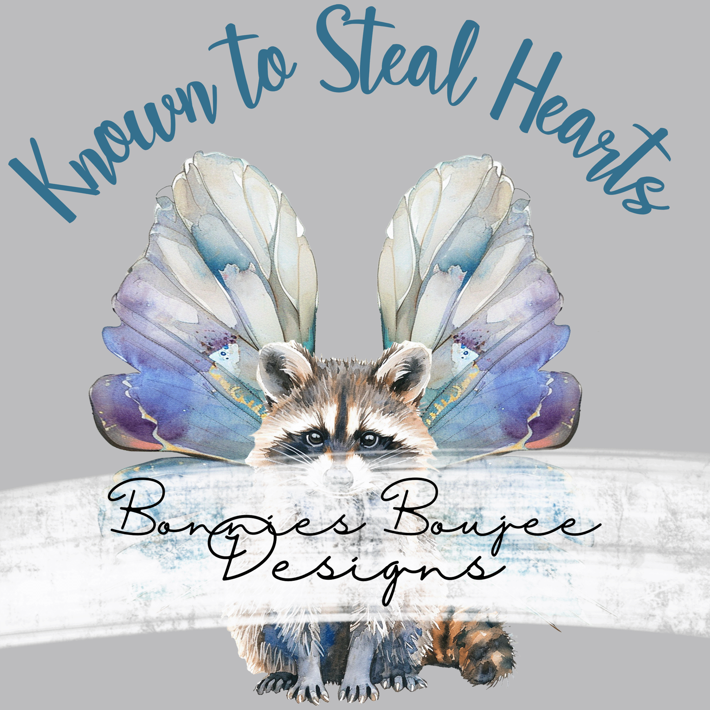 Racoon Fairy PNG – Bonnie's Boujee Designs