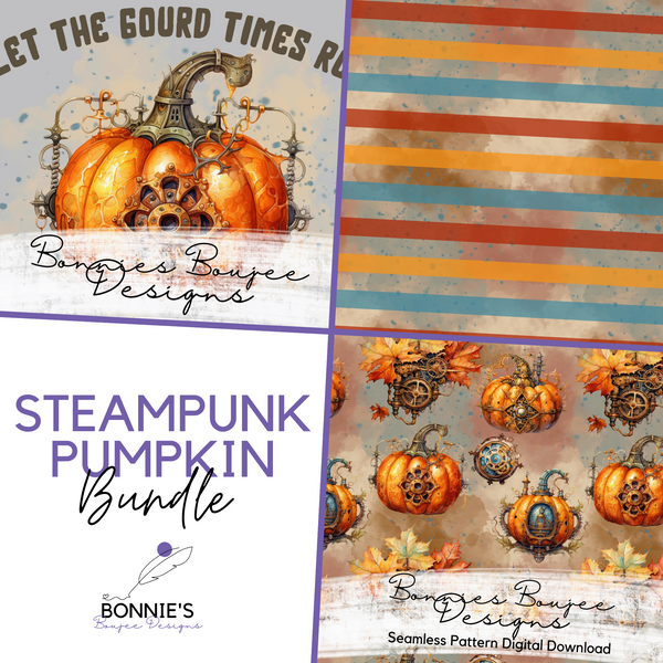 Steampunk Pumpkin Bundle Purchase – Bonnie's Boujee Designs